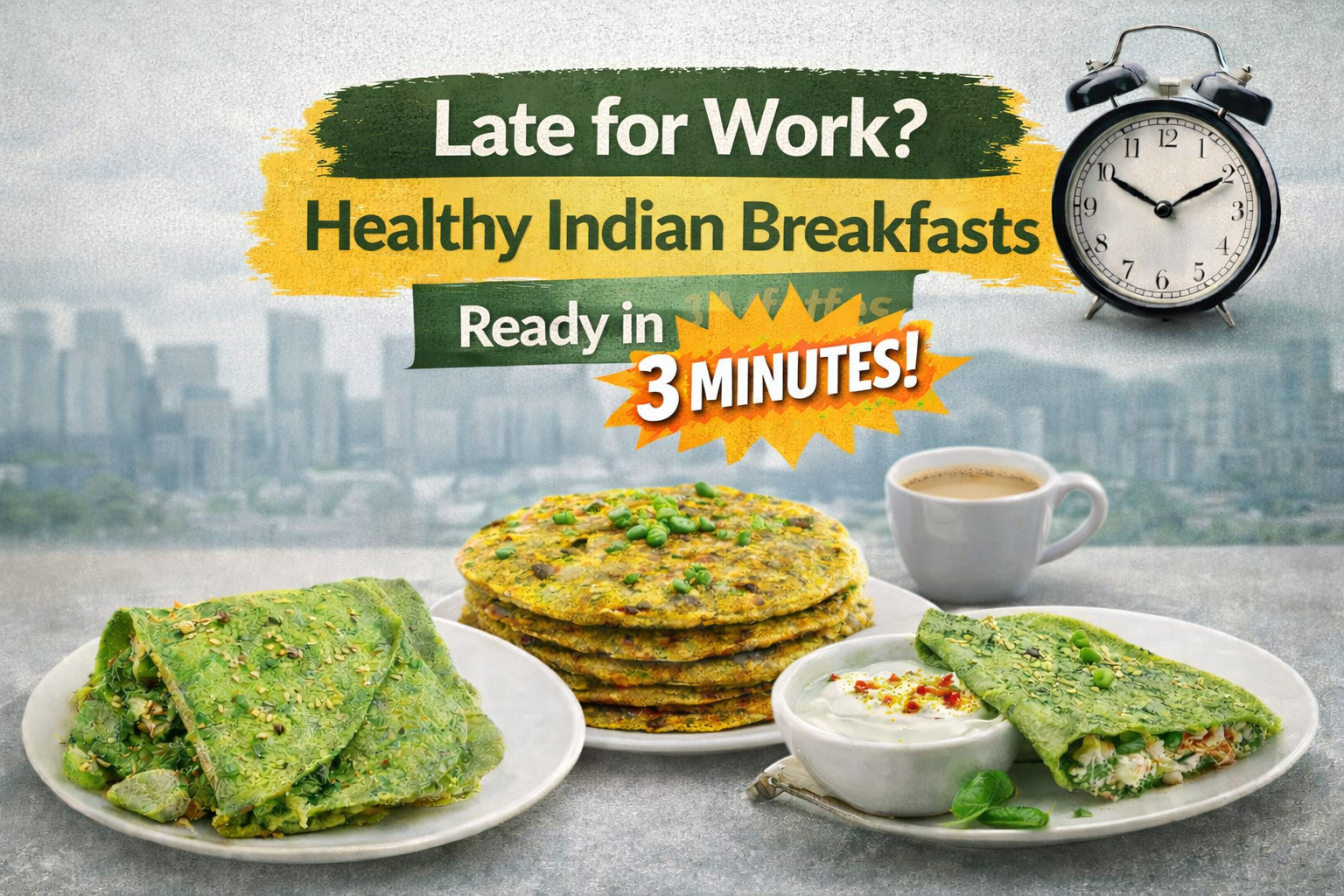 3-Minute Healthy Indian Breakfasts for Busy Mornings – The Naturik Co
