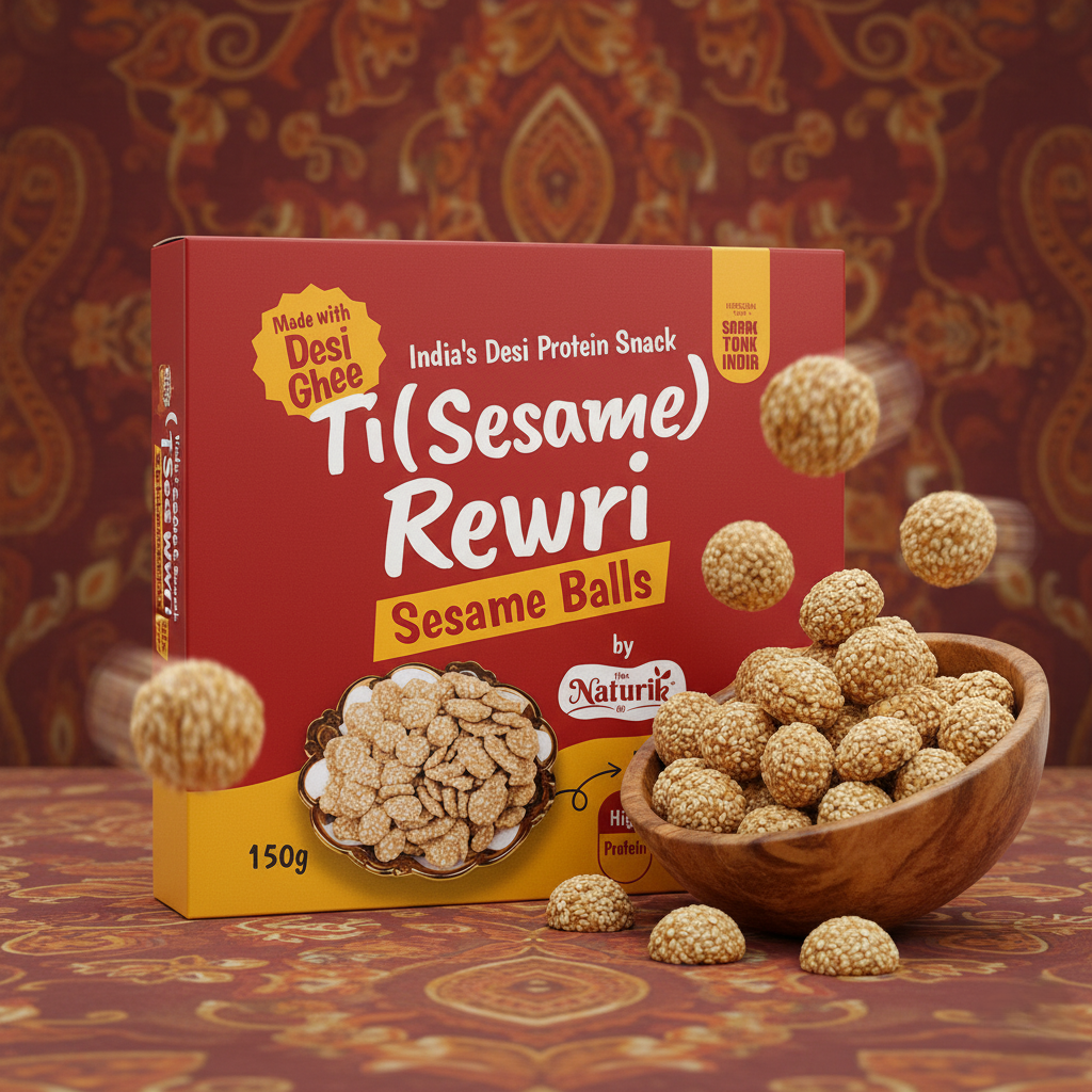 Buy Gachak Sesame Balls 150g Online | Punjabi Til Chikki – The Naturik Co